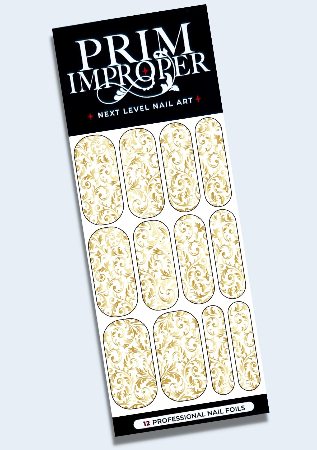 WEDDING NAIL FOILS | FILIGREE | GOLD