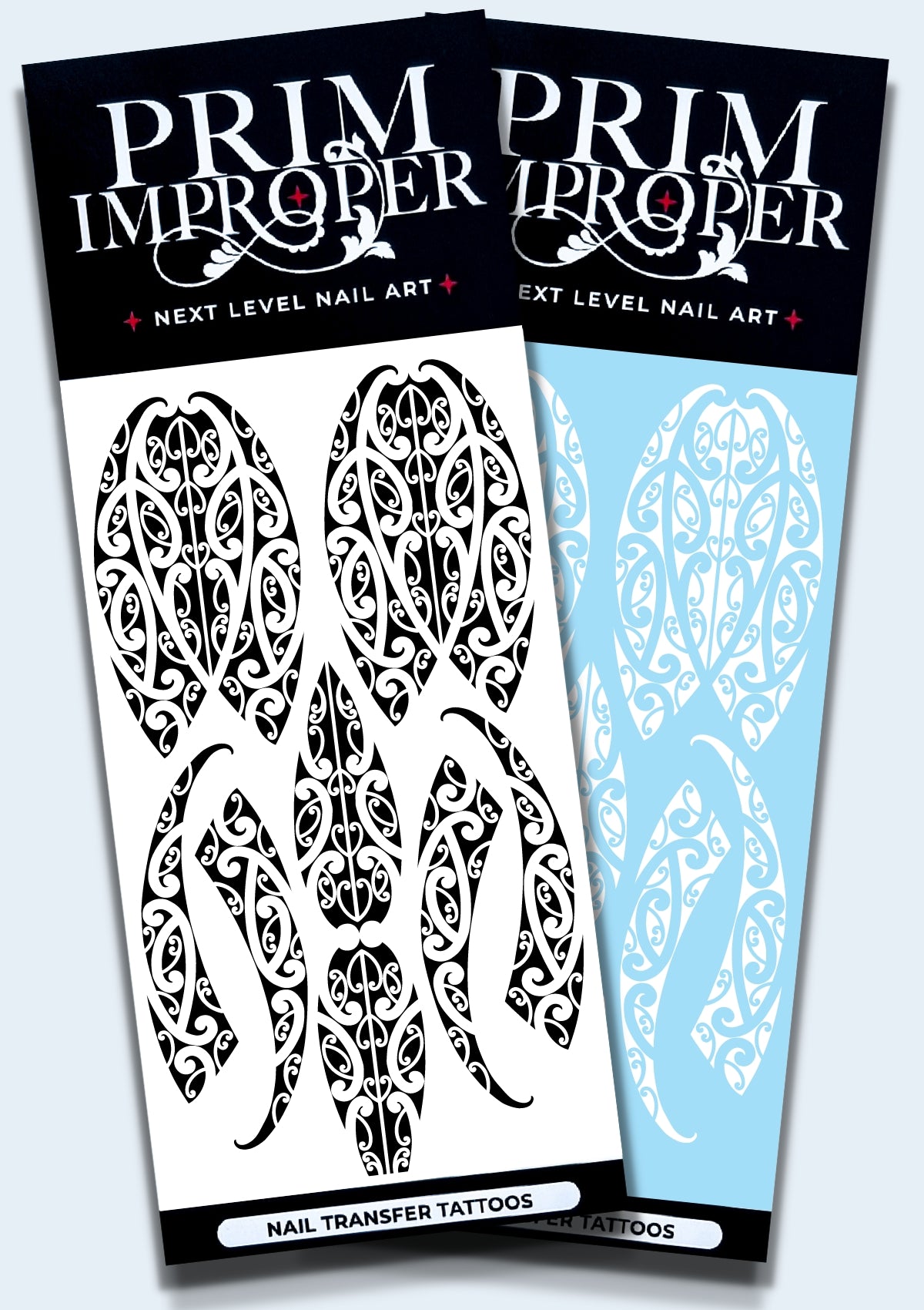 MĀORI NAIL TRANSFER TATTOOS | HINEMOANA | BLACK & WHITE