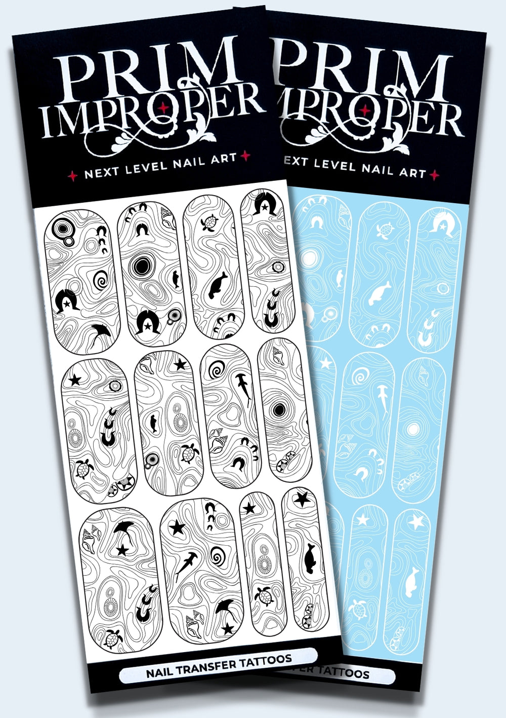 NAIL TRANSFER TATTOOS | TORRES STRAIT, SOLWATA | FULL COVER